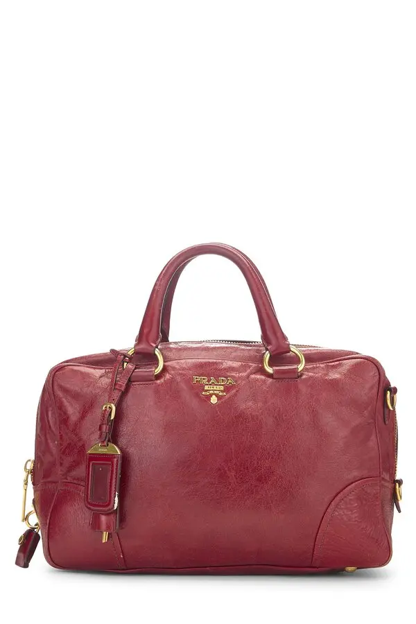 Prada Calfskin Bauletto Handbag