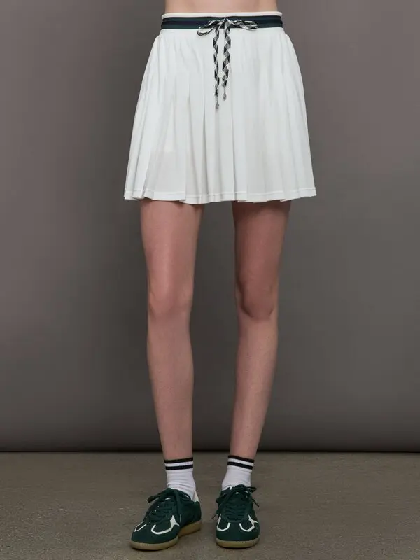 The Upside Laver Cadiz Pleated Mini Skirt