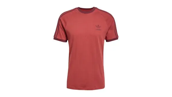 Adidas Adicolor Classics 3stripes Tee Shirt - Preloved Ruby