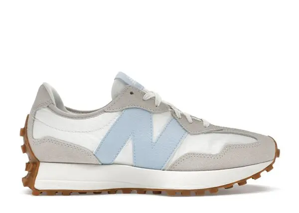 NEW BALANCE 327 Lace Up Sneakers - Timberwolf/sea Salt/light Chrome Blue