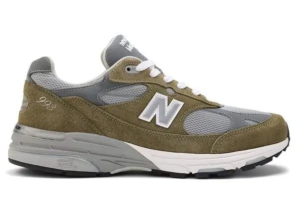 NEW BALANCE 993 Miusa - Covert Green/medium Gray/white