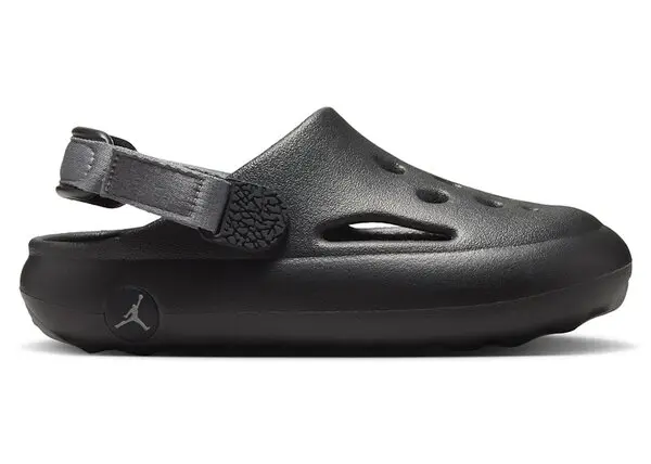 JORDAN Hydripin Clogs - Black/smoke Grey