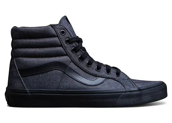 VANS Sk8-hi Reissue Sneakers - Black/mono Chambray
