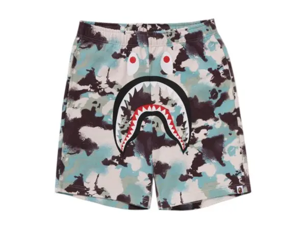 BAPE Shark Sweat Shorts - Multicolor