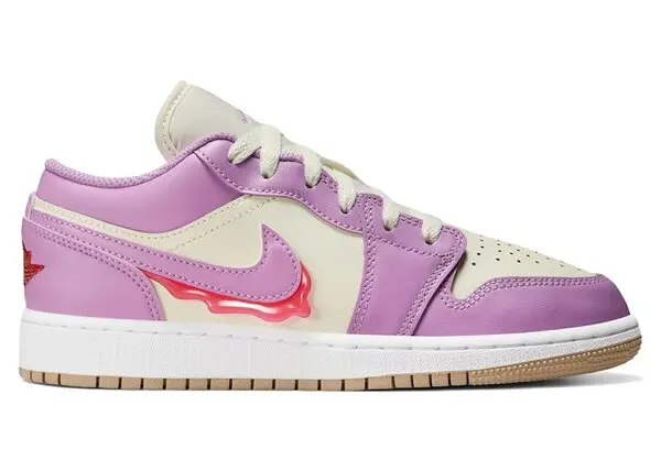 JORDAN 1 Low Se Sneakers - Rush Fuchsia/pale Ivory/desert