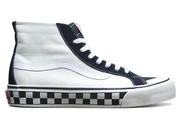 VANS Sk8-hi High-top Sneakers - Black/white/checker