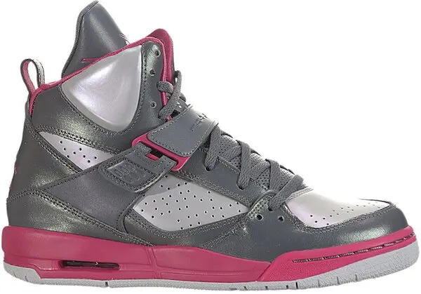 JORDAN Flight 45 High Sneakers - Cool Grey/white/metallic Platinum