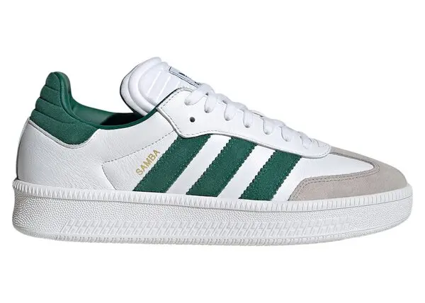 Adidas Samba Xlg Sneakers - Cloud White/collegiate Green/clear Granite