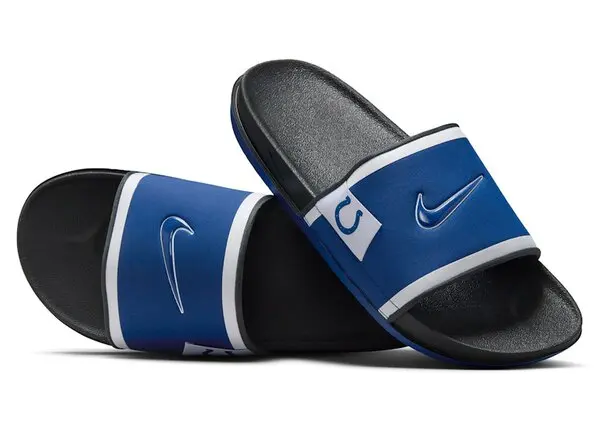 Nike Offcourt Slide Indianapolis Colts - Gym Blue/dark Smoke Grey/white