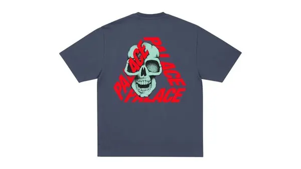 PALACE P3 Skull T-shirt - Navy Blue