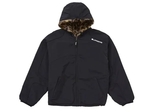 Supreme Faux Fur Reversible Hooded Track Jacket