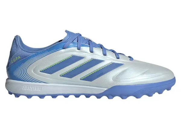 Adidas Copa Pure 3 League Turf Sneakers - Halo Blue/blue Fusion/lucid Lemon