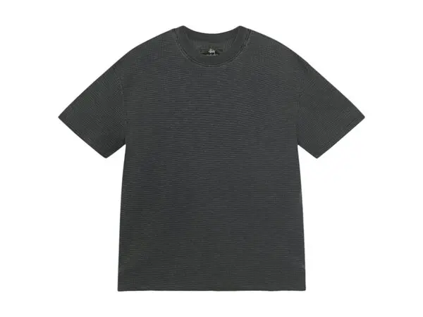 StÜssy Pigment Dyed Short Sleeve Thermal - Faded Black