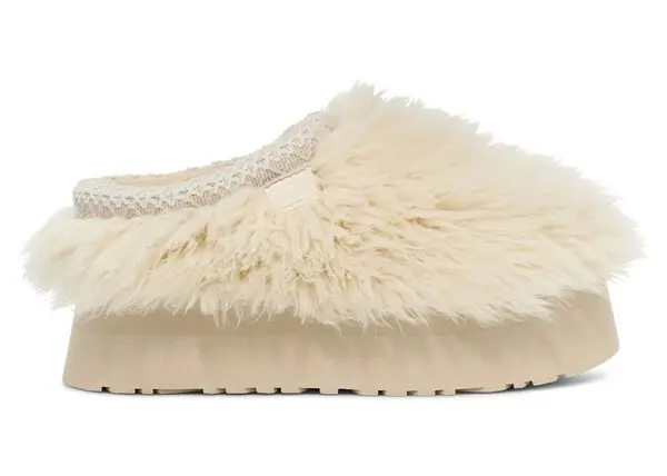 UGG Fluff Momma Sugar Tasman Slipper - White