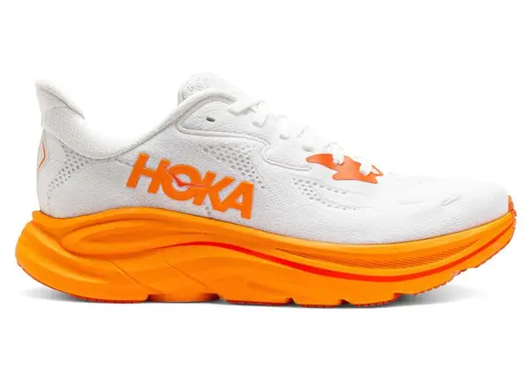 Hoka One One Clifton 10in - Frost/orange Zest