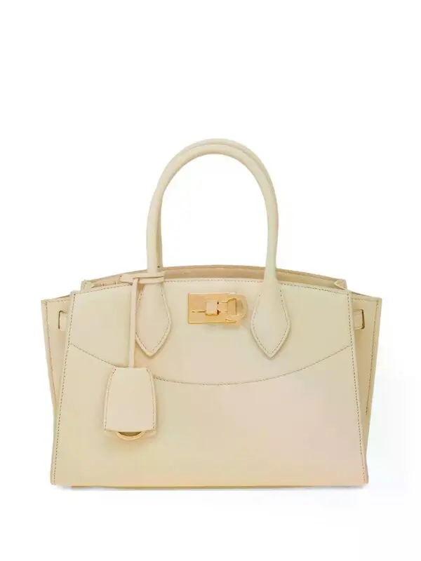 FERRAGAMO Medium Studio Tote - Neutrals