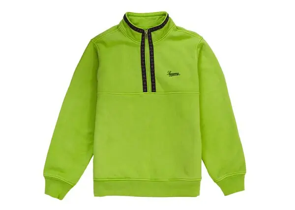 Supreme Overdyed Half Zip Sweatshirt
