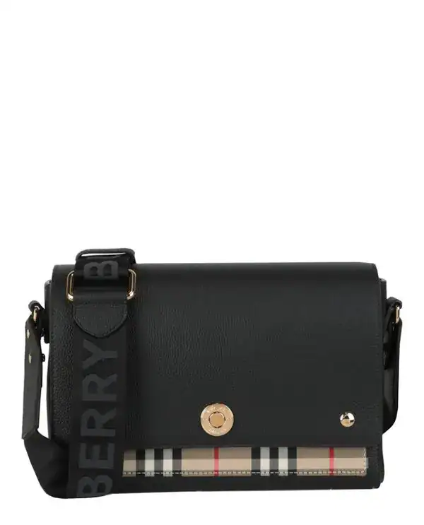 Burberry Medium Note Bag Black Editorialist