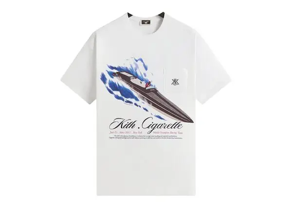 Kith Cigarette Racing 42x Vintage Tee Shirt - White