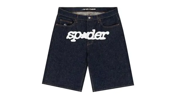 SP5DER V3 Logo Denim Short