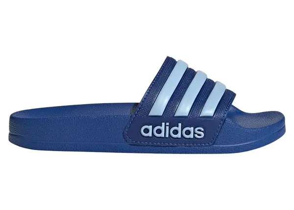Adidas Adilette Shower Slides - Royal Blue/glow Blue