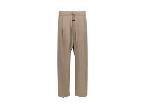 Fear Of God Drawstring Wide-leg Pants - Dusty Beige