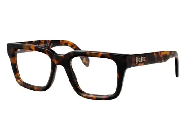 Palm Angels Style 19 Eyeglasses - Havana Clear Lens (perj019s25pla0016000)