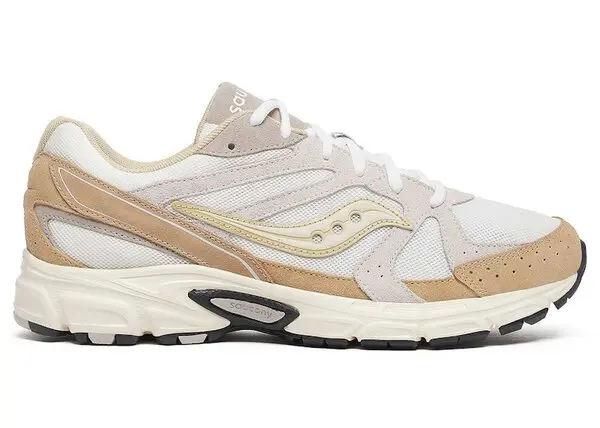 Saucony Grid Ride Millennium Sneakers - White/sand