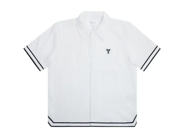 Nike What The Kobe Pleated Short Sleeve Top - White