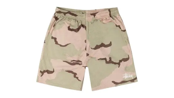 StÜssy Basic Mesh Short - Sand Camo
