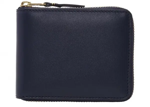 Comme Des Garçons Sa7100 Classic Wallet - Navy Blue