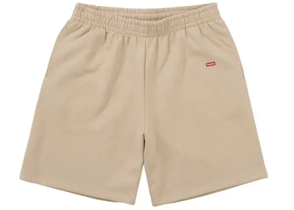 Supreme Small Box Sweatshort - Tan