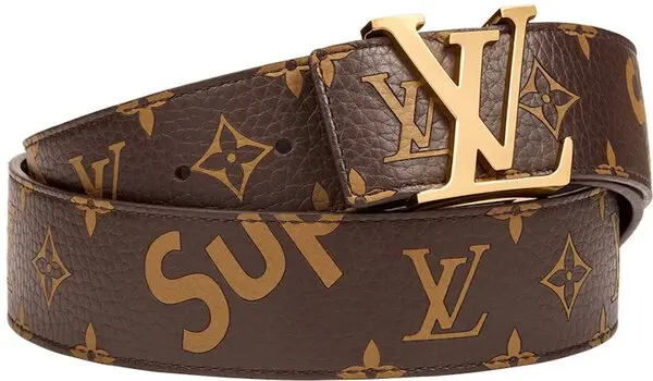 LOUIS VUITTON X Supreme Initiales Belt 40 Mm Monogram