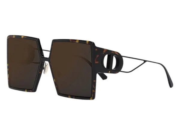 Dior 30montaignesu 20a5 Square Sunglasses - Havana (30montaignesu 20a5)