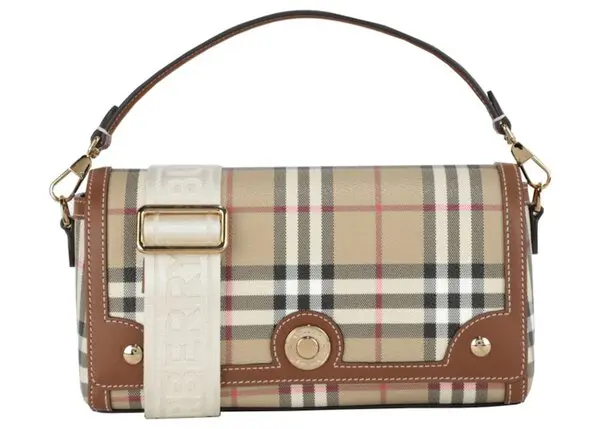 Burberry Top Handle Note Bag - Briar Brown