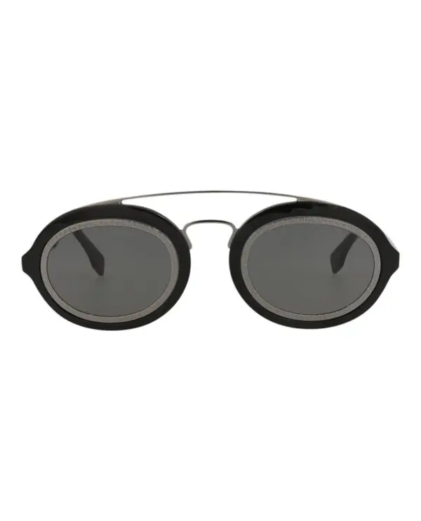 Fendi Acetate Aviator Frame Sunglasses