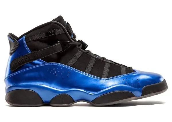 JORDAN 6 Rings Foamposite Sneakers - Black/varsity Royal