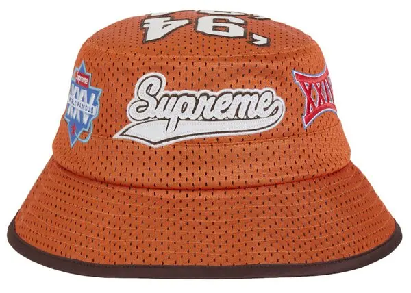 Supreme Playoffs Mesh Crusher Hat - Orange