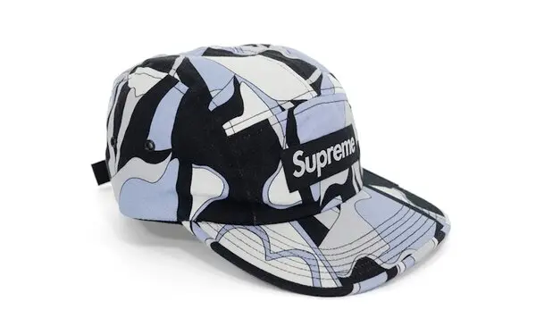 Supreme Abstract Camp Cap - Black
