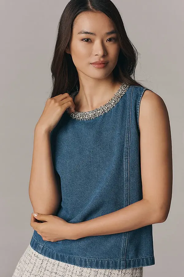 MARE MARE Denim Tank Top