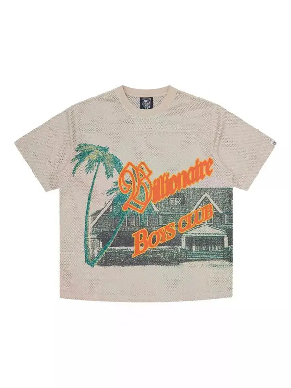 BILLIONAIRE BOYS CLUB Graphic-print Mesh T-shirt