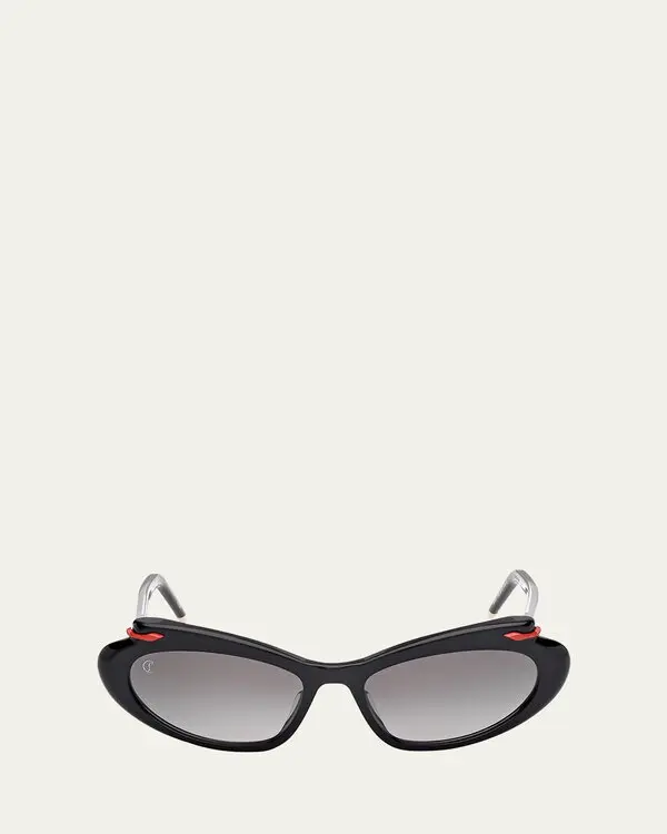 CHRISTIAN LOUBOUTIN Acetate Aviator Sunglasses