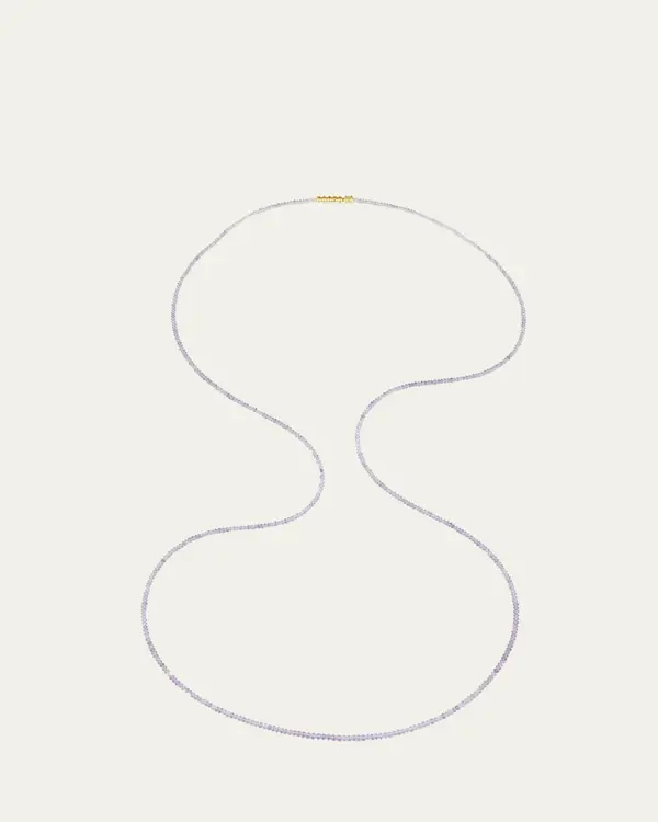 Paul Morelli 18k Yellow Gold Graduated Lavender Spinel Briolette Necklace - One-color