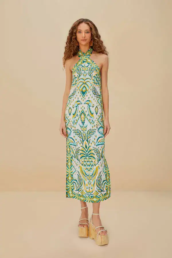 chinese dress ladies Aloha Button Down Dress Linen main image 0