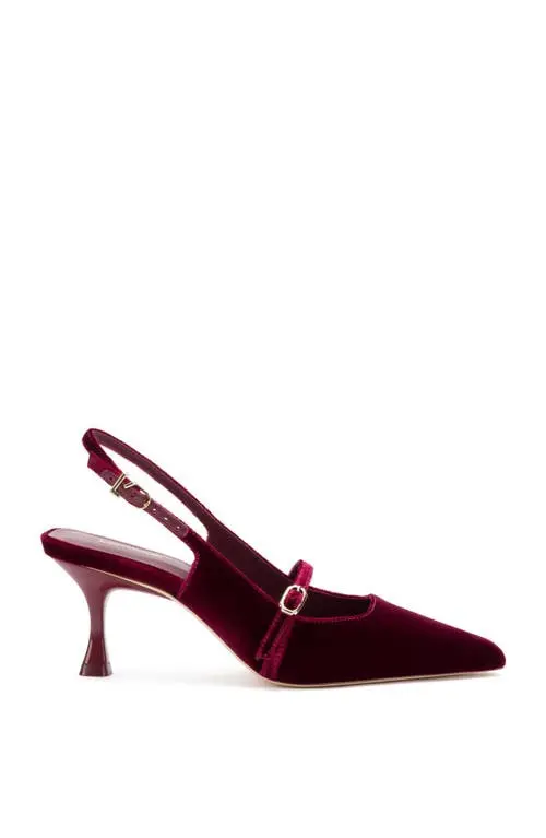 Larroude Ines Pump - Wine