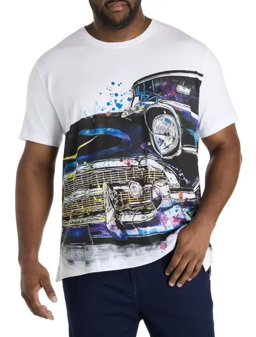 ROBERT GRAHAM DXL Big & Tall Highway Cruise Graphic Tee