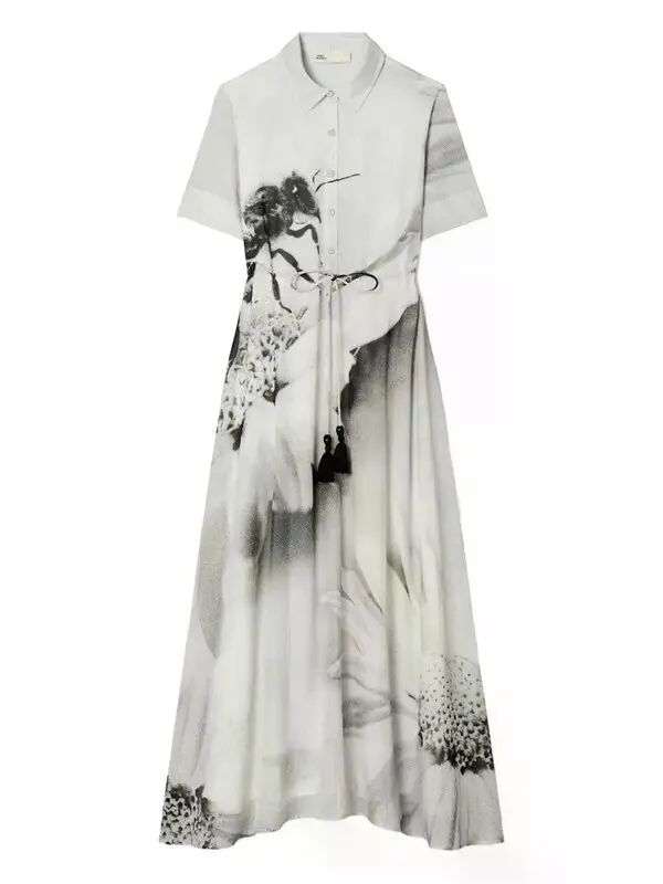 Tory Burch Floral-print Midi Dress