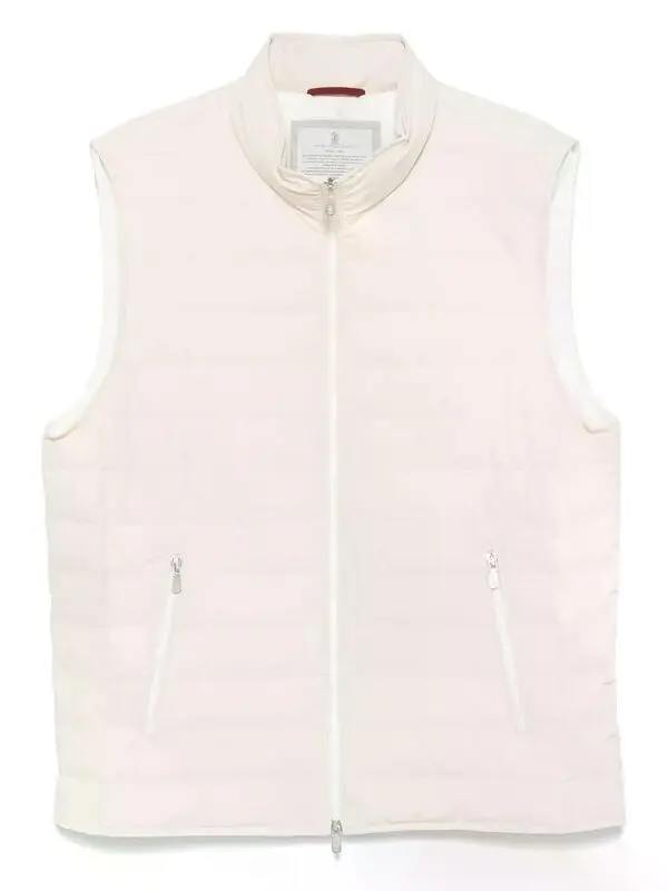 Brunello Cucinelli Quilted Gilet - Neutrals