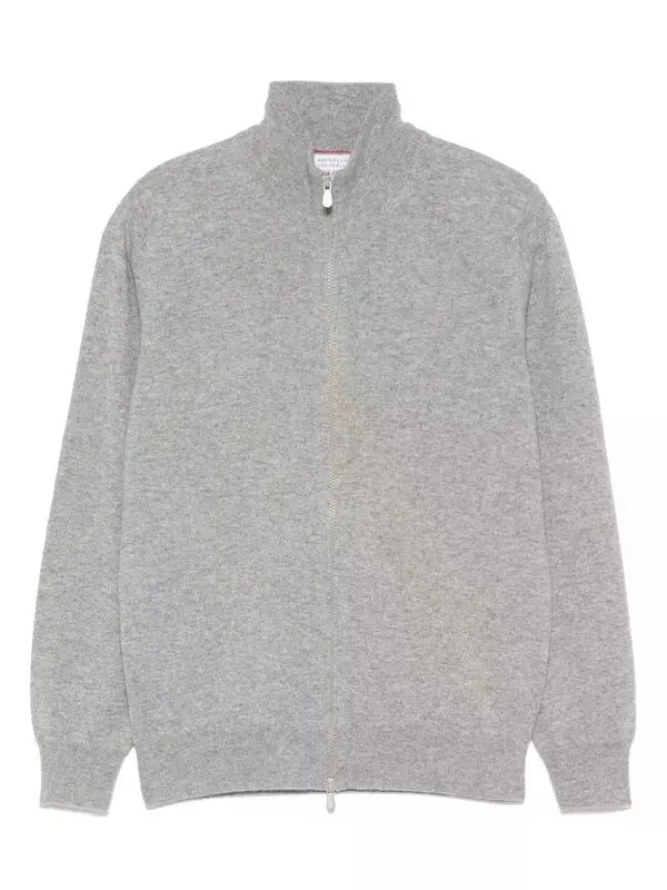 Brunello Cucinelli Cashmere Cardigan - Grey