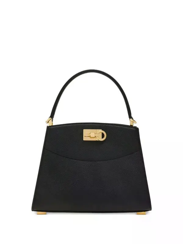 FERRAGAMO Small Studio Box Bag - Black